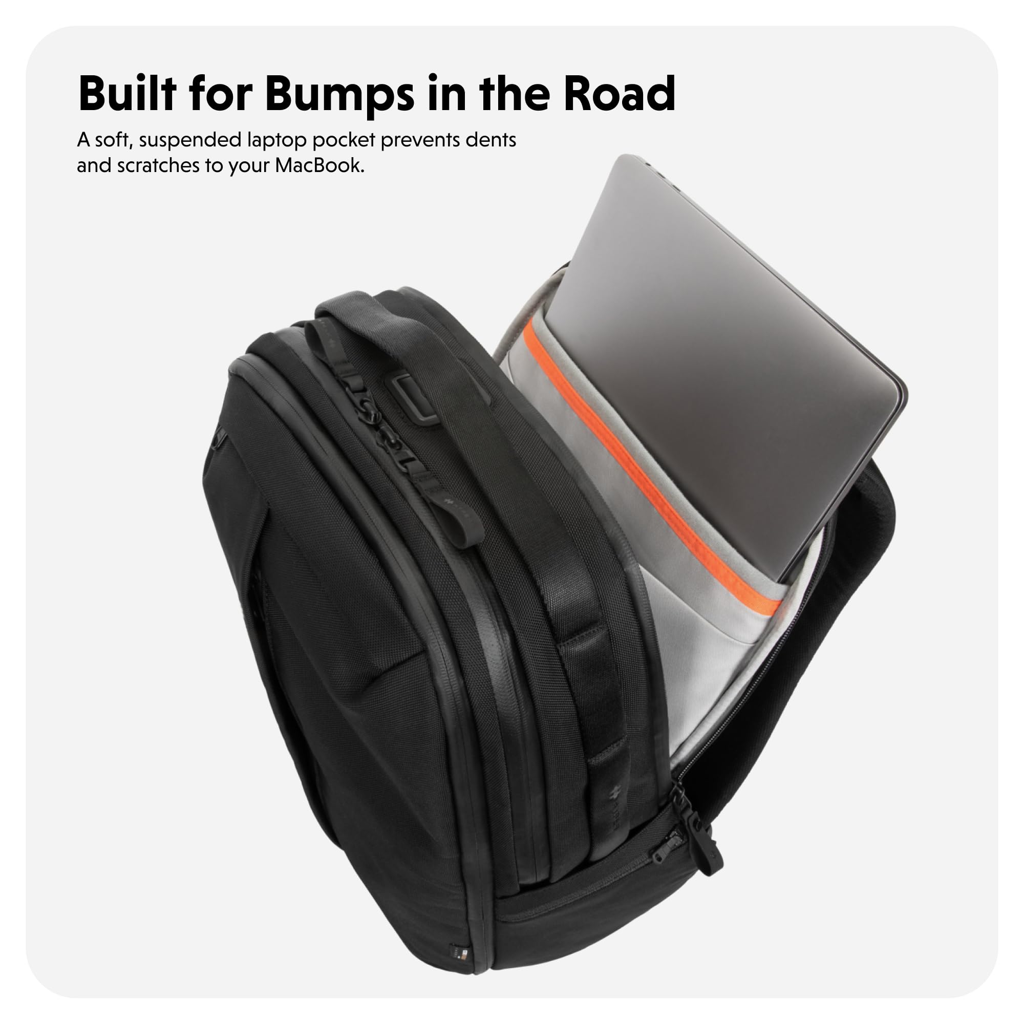 Hyper HyperPack Pro Backpack with Find My Compatibility. RFID Backpack Fits up to 16” Laptop. 22L Backpack. Anti Theft Backpack w/RFID Protective Pocket Slim Travel Backpack