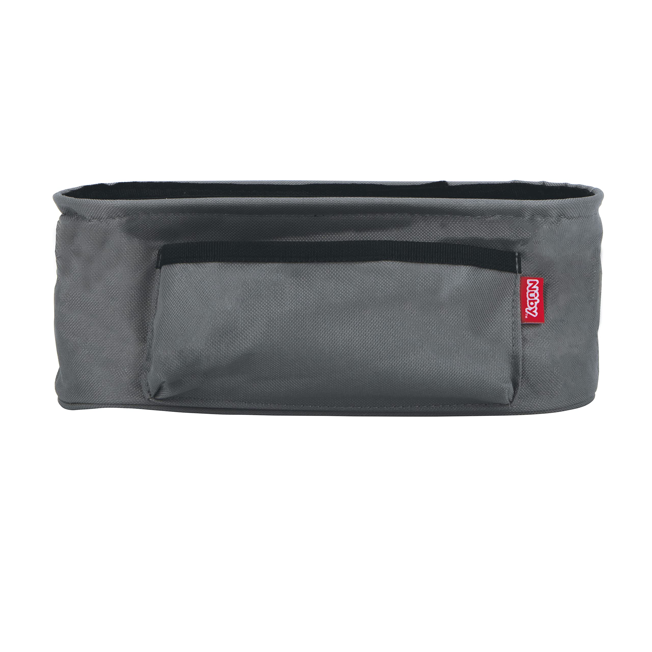 Nuby On The Go Fabric Stroller Organizer: 2 Pouches, Gray or Black