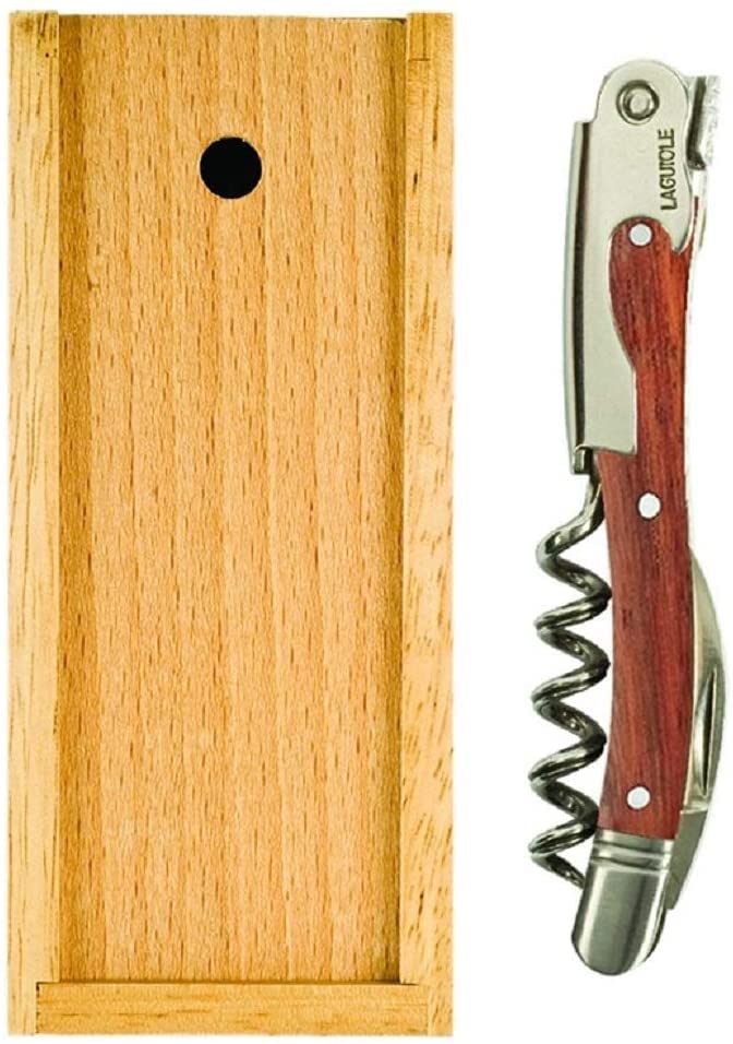 Laguiole Waiter's Corkscrew - Rosewood Handle, Wooden Gift Box