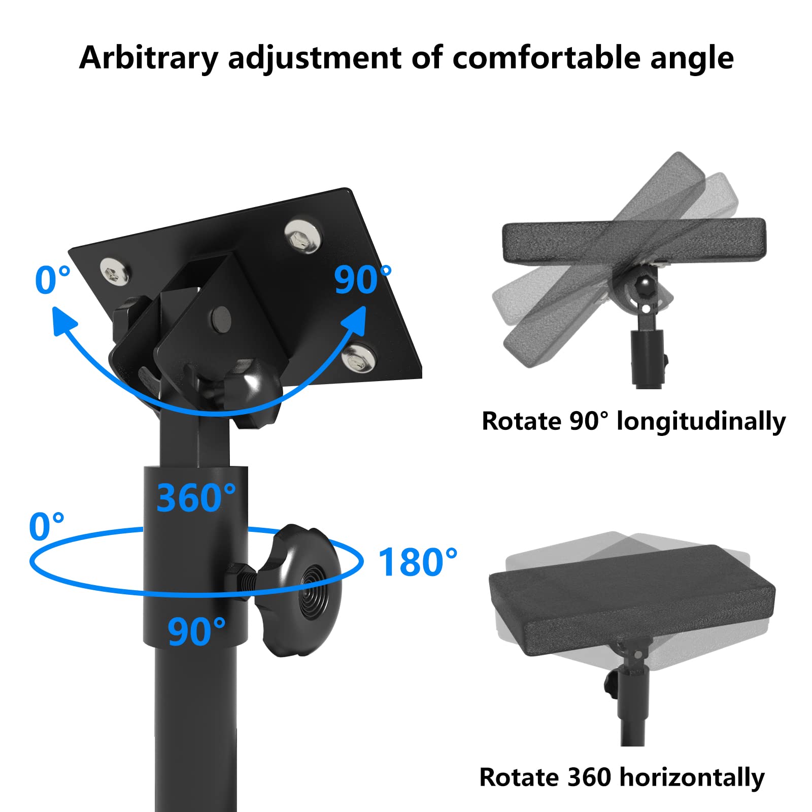 Moricher Tattoo Armrest Stand Legrest Bracket H-base Adjustable Height Tilt Black Leather Pad with Tattoo Supplies Storage Board Professional Heavy Duty Iron Equipmen for Tattoo Studio