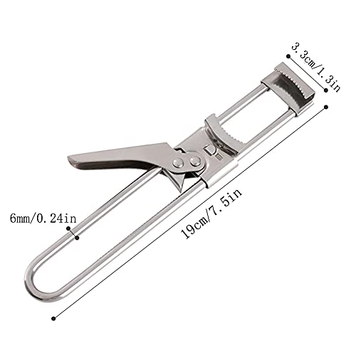 Lambergini Multifunctional Stainless Steel Cap Opener, Master Opener Adjustable Jar & Bottle Opener,Suitable for Seniors, Children, Weak Hands
