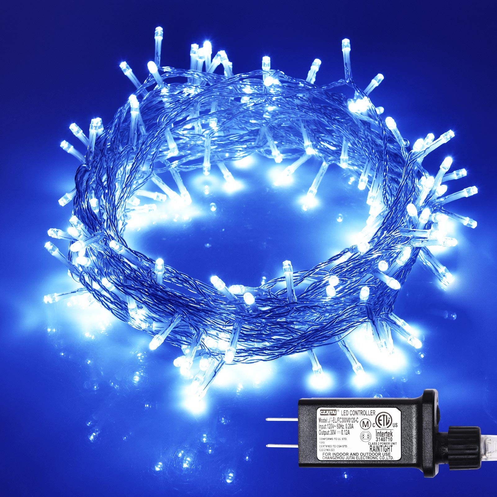 ILLUMINEW 42ft 100 LED Christmas String Lights, Safety Plug in 8 Modes Christmas Summer Decorations, Halloween Lights,Christmas Tree Wire Fairy Lights for Bedroom, Wedding, Party Decor