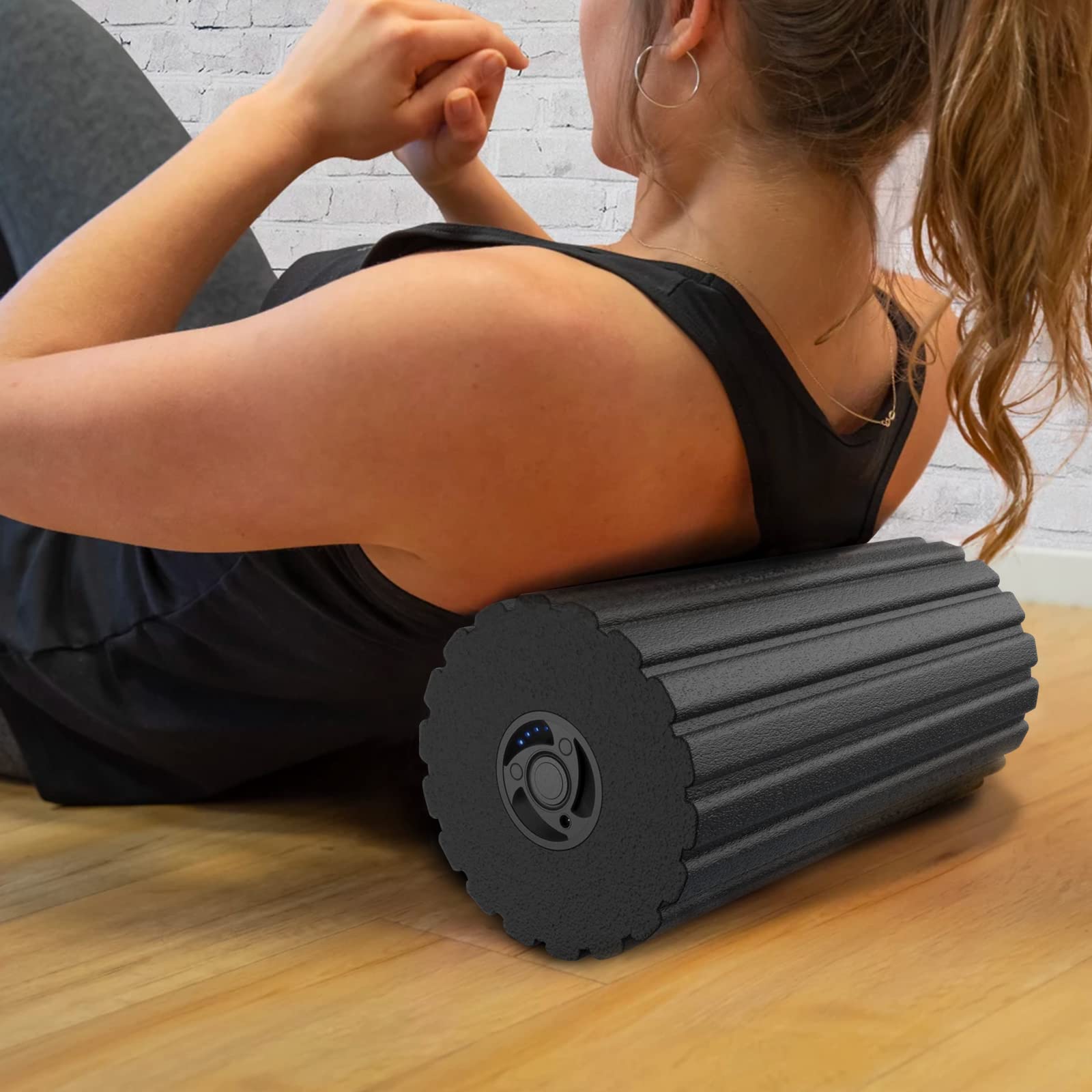 MedMassager Rollvibe Max Vibrating Foam Roller, High Intensity Deep Tissue Muscle Massager with 4 Adjustable Speeds for Pre and Post Workout