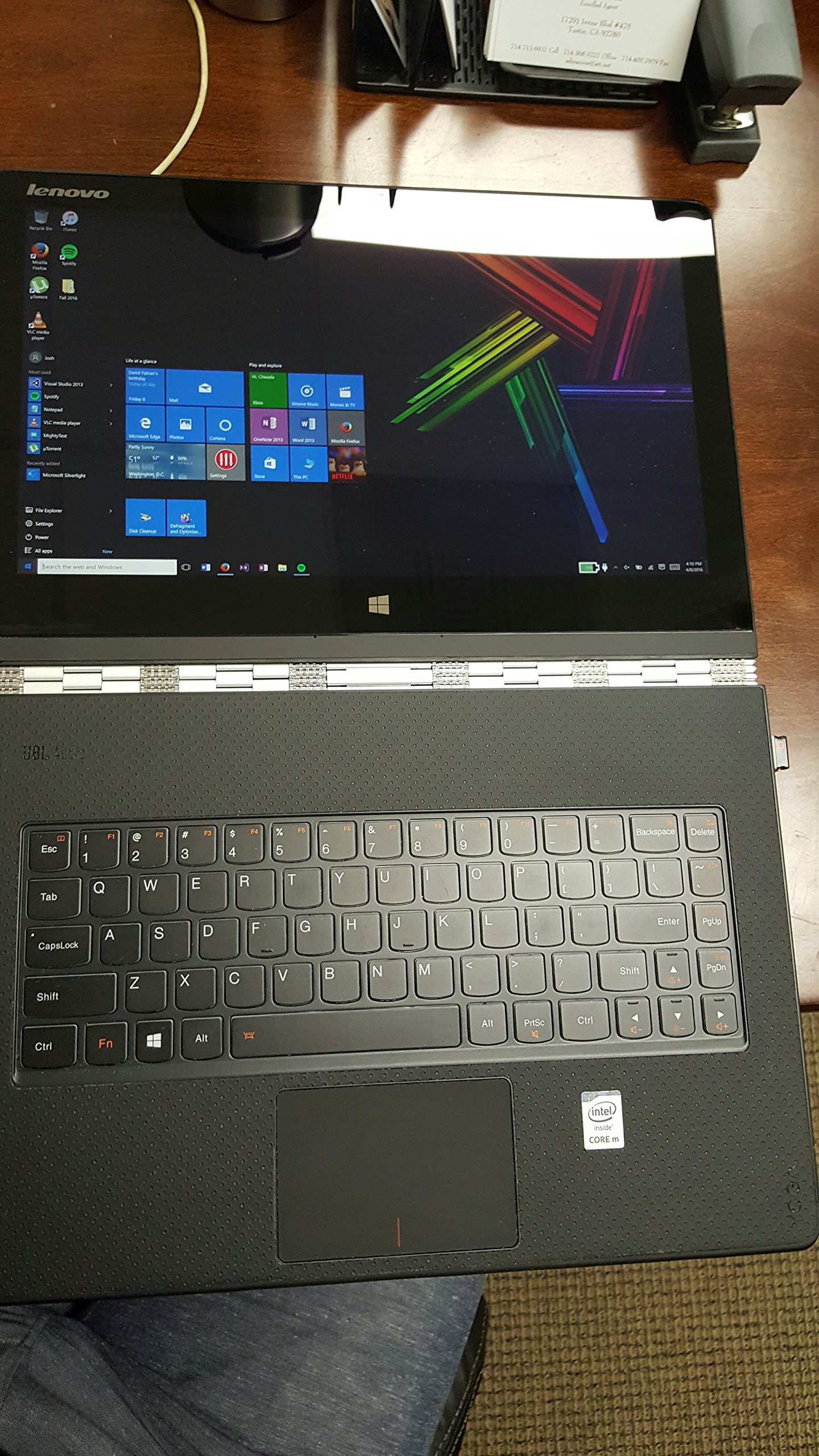Lenovo Yoga 3 Pro - 13.3" QHD Convertible Ultrabook PC - Intel Core M-5Y71, 8GB RAM, 256GB SSD, Windows 8.1 - Silver