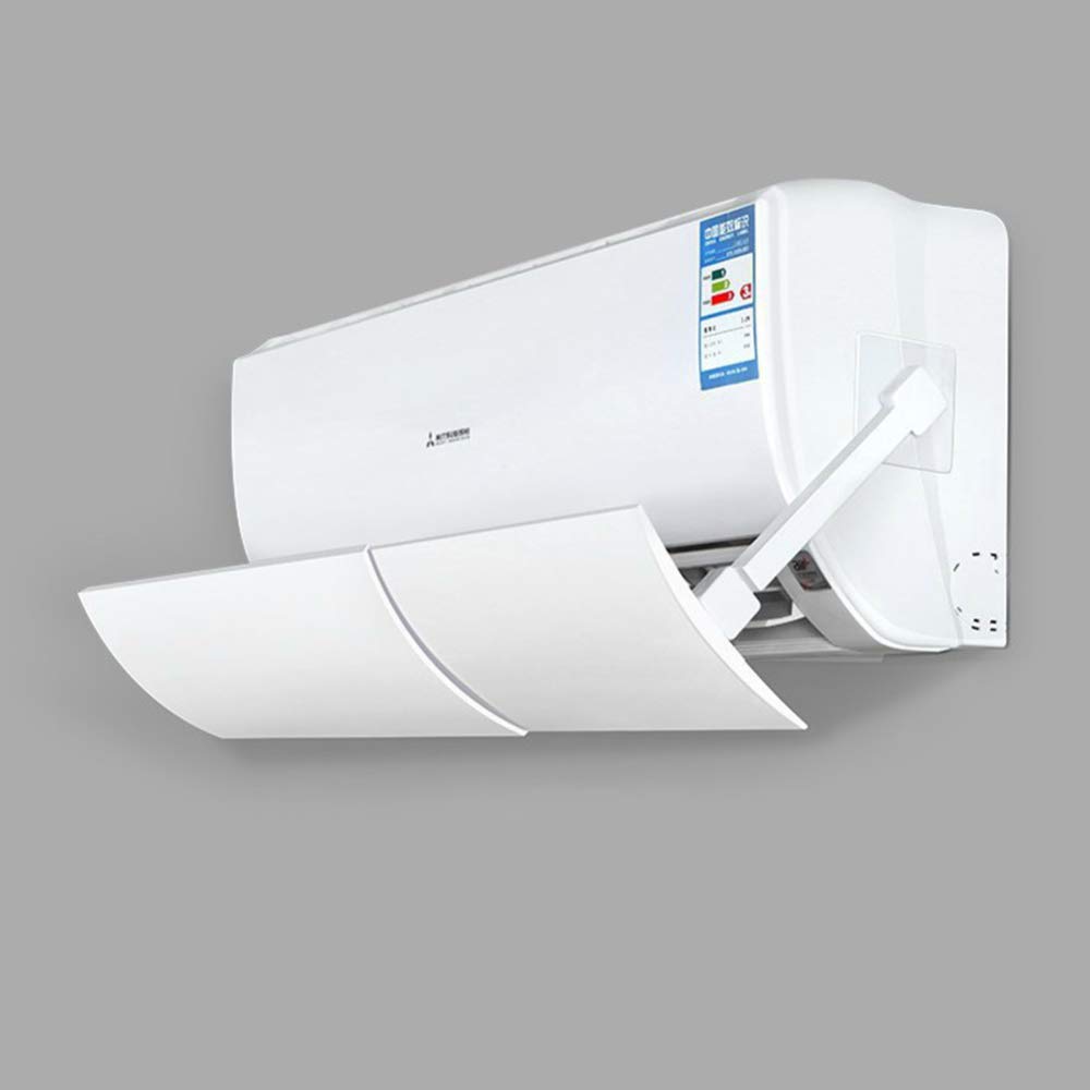LIZHOUMIL Air Conditioning Universal Wind Deflector Cover Snap Installation Retractable Air Conditioner Air Deflector Anti Direct Blowing Air Conditioner Shield Wind Deflector Baffle for Baby Glossy