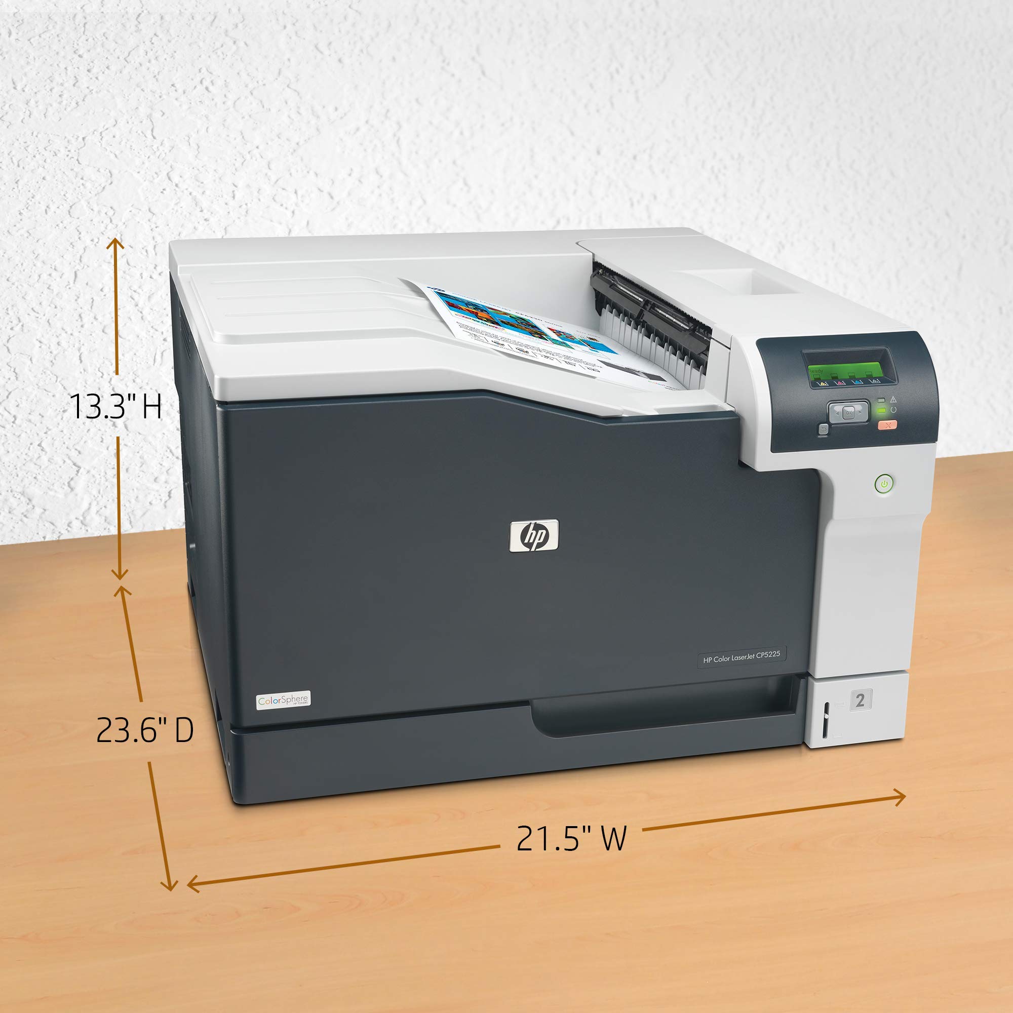 HP Color Laserjet Professional Printer (CP5225n) (Certified Refurbished)