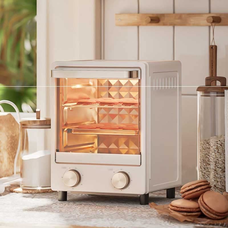 Guyana Electric oven household small mini retro vertical small oven multifunctional baking oven pizza oven
