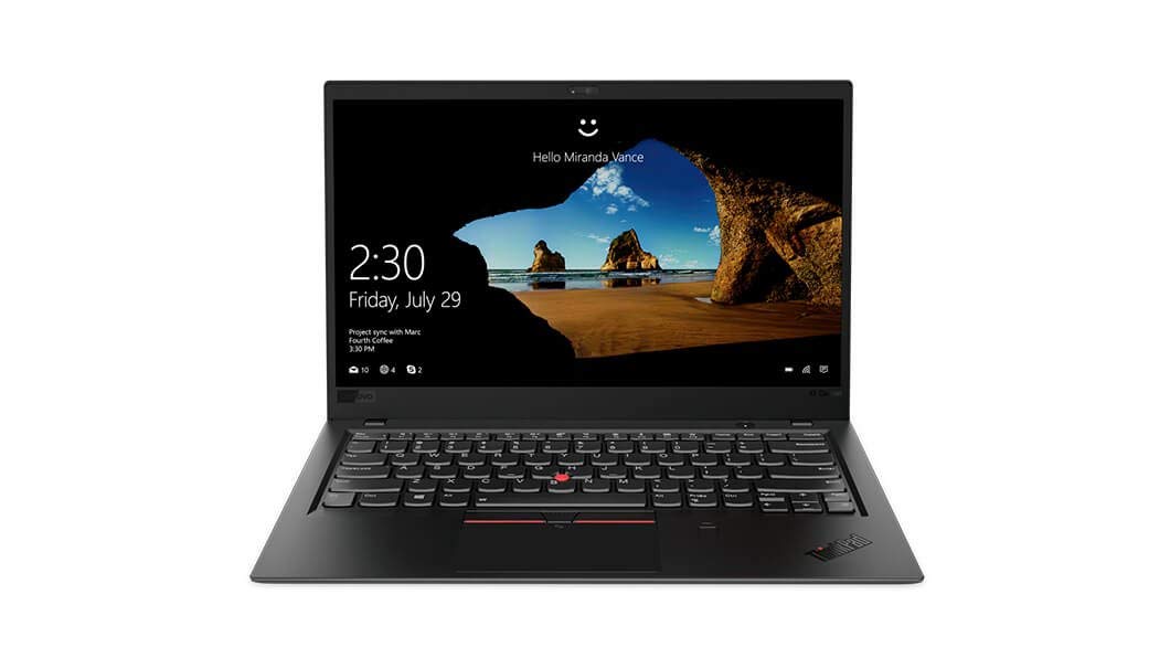 Lenovo Thinkpad X1 Carbon (6th Gen) 14in FHD (1920x1080) Ultrabook - Intel Core i7-8550U Processor, 16GB RAM, 256GB PCIe SSD, Windows 10 PRO (Renewed)