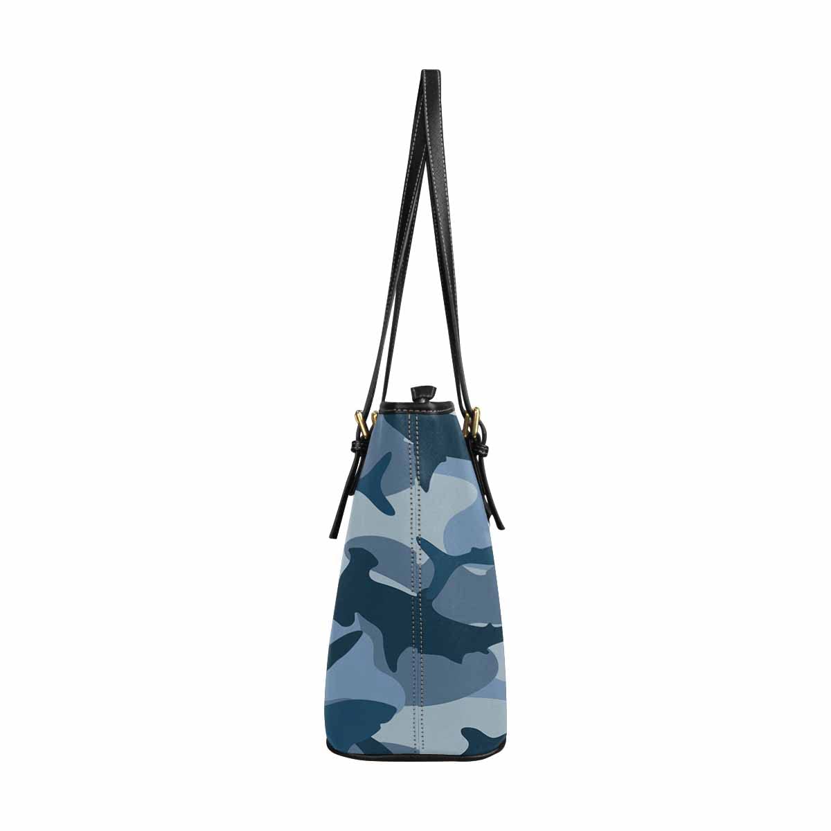 InterestPrint Womens Handbag Ladies Purses Shoulder Bags Tote Military Pattern with Shark