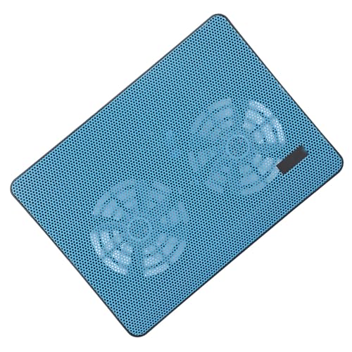 Jauarta Laptop Cooling Pad Laptop Cooler Dual Fan Low Noise Operation 1.5mm Hole Diameter Laptop Gaming Accessory for Within 17in