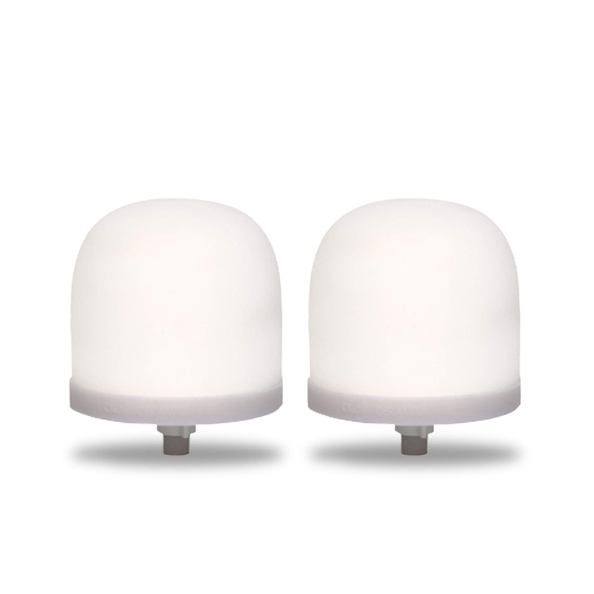 Max Water Counter Top Water System Replacement Ceramic Dome Replacement Water Filter 0.5 to 1 Micron (Pack of 2)