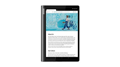 Lenovo Yoga Smart Tab, 10.1" FHD Android Tablet, Octa-Core Processor, 64GB Storage, 4GB RAM, Iron Grey, ZA3V0005US