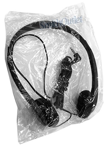 SmithOutlet 40 Pack Student Headphones in Bulk | Model SG-ID-08-40 | Wired 3.5 MM Jack Connectivity | for School, Classroom, Student Testing, Library, Computer Labs