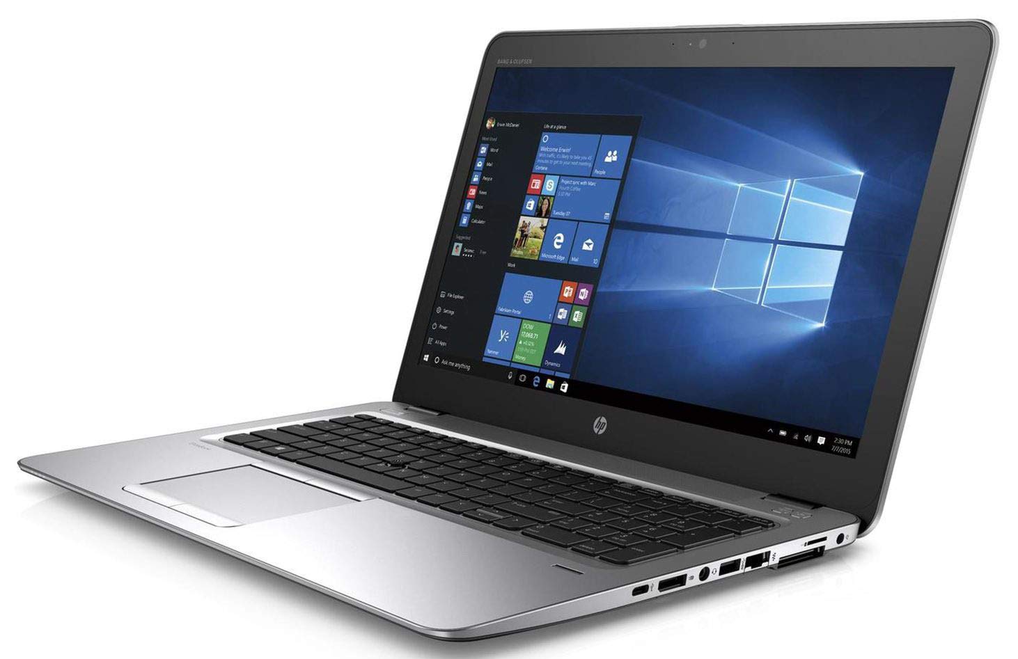 HP Elitebook 850 G4 15.6 inches Laptop, Core i5-7200U 2.5GHz, 16GB RAM, 256GB Solid State Drive, Webcam, Bluetooth, Windows 10 Pro 64bit (Renewed)