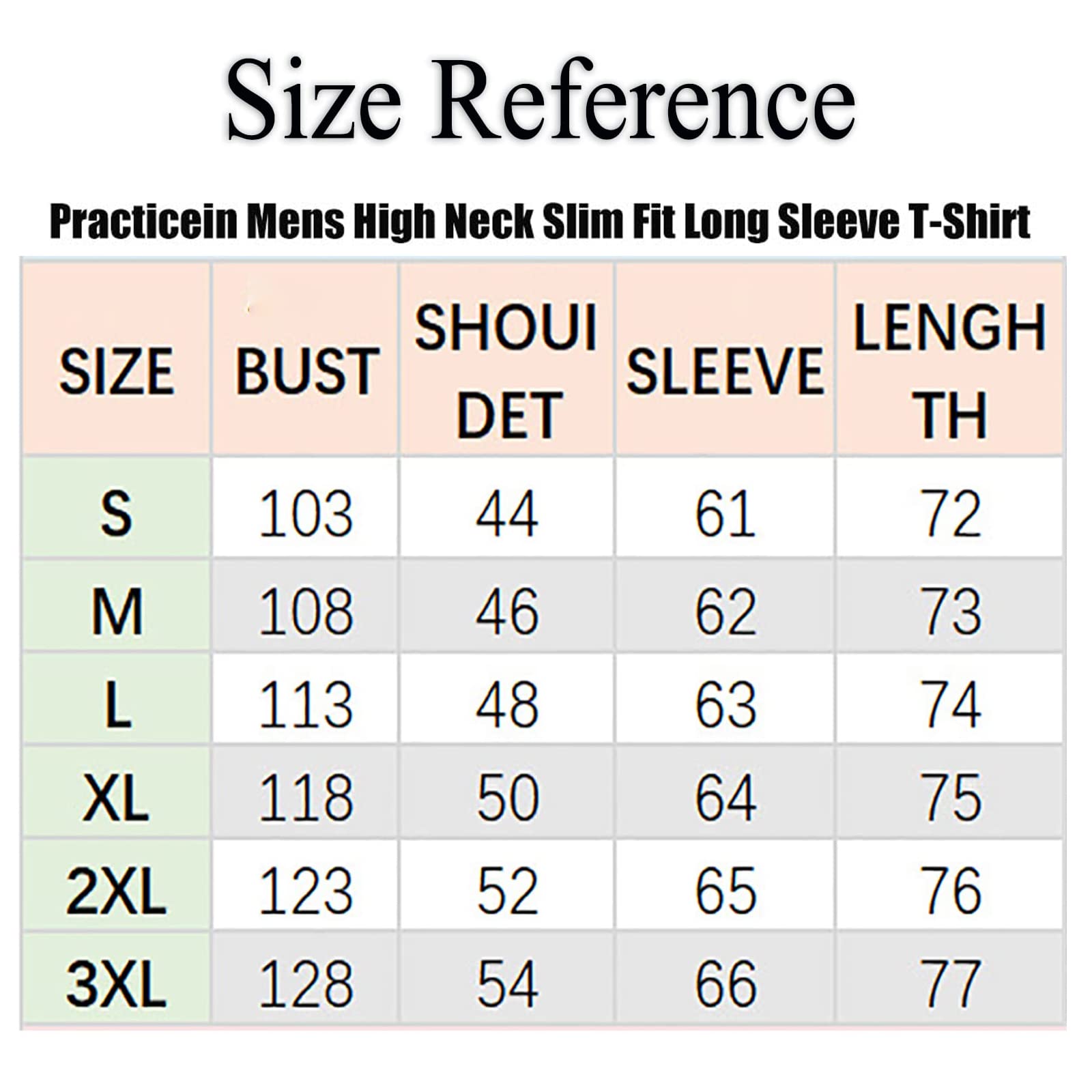 LELEBEAR Practicein Mens High Neck Slim Fit Long Sleeve T-Shirt - Men's Casual Slim Fit Basic - Turtleneck Pullover for Men, (as1, Alpha, m, Regular, Regular, ArmyGreen)