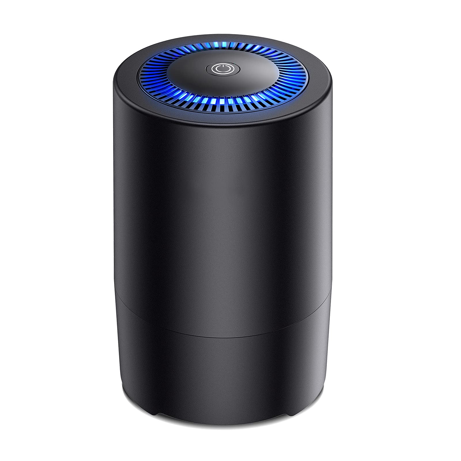 MELEDEN Air Purifier for Home with True HEPA Filters,Low Noise Portable Air Purifiers with Night Light,Desktop USB Air Cleaner