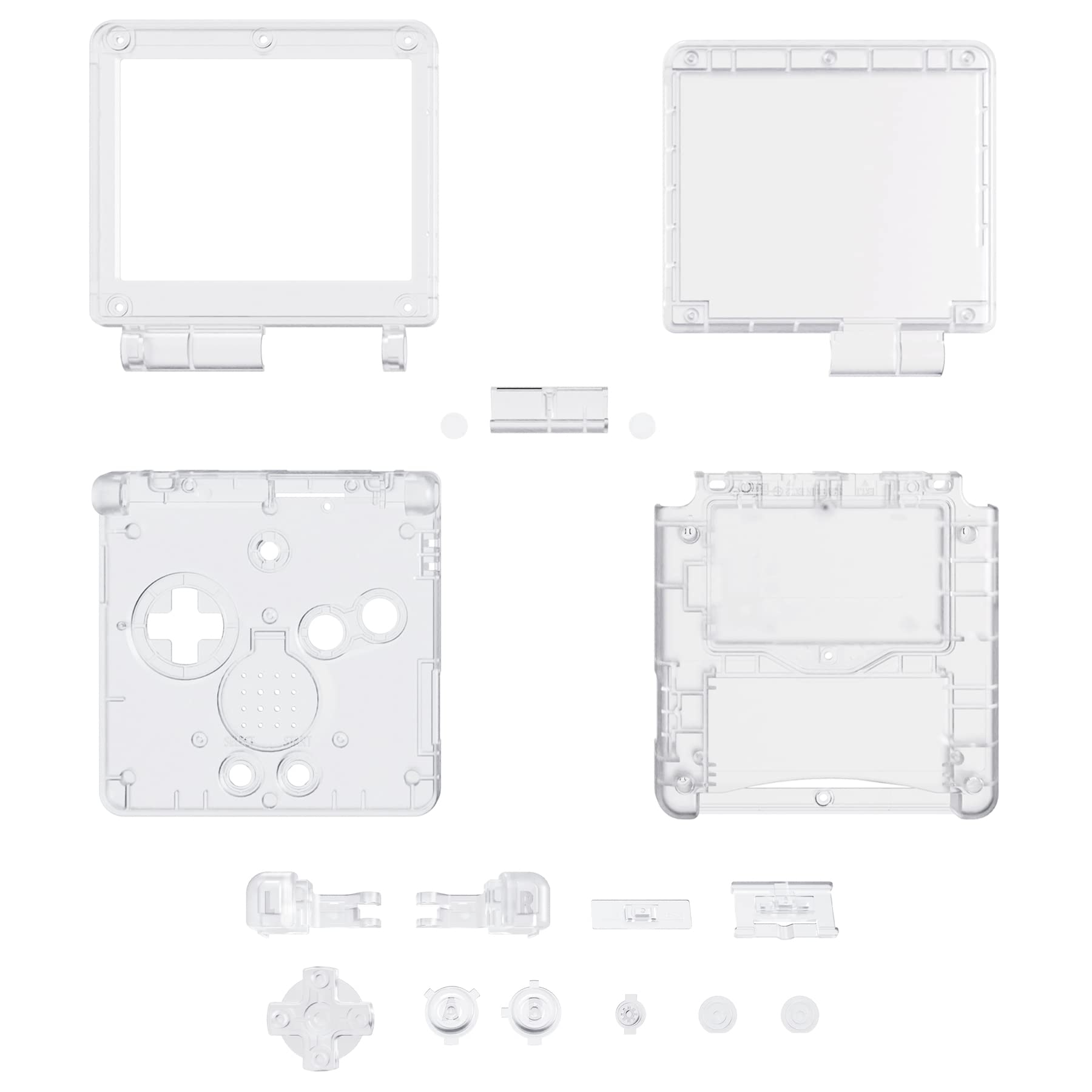 IPS Ready Upgraded eXtremeRate Glow in Dark - Green Custom Replacement Housing Shell for Gameboy Advance SP GBA SP β Compatible with Both IPS & Standard LCD β Console & Screen NOT Included