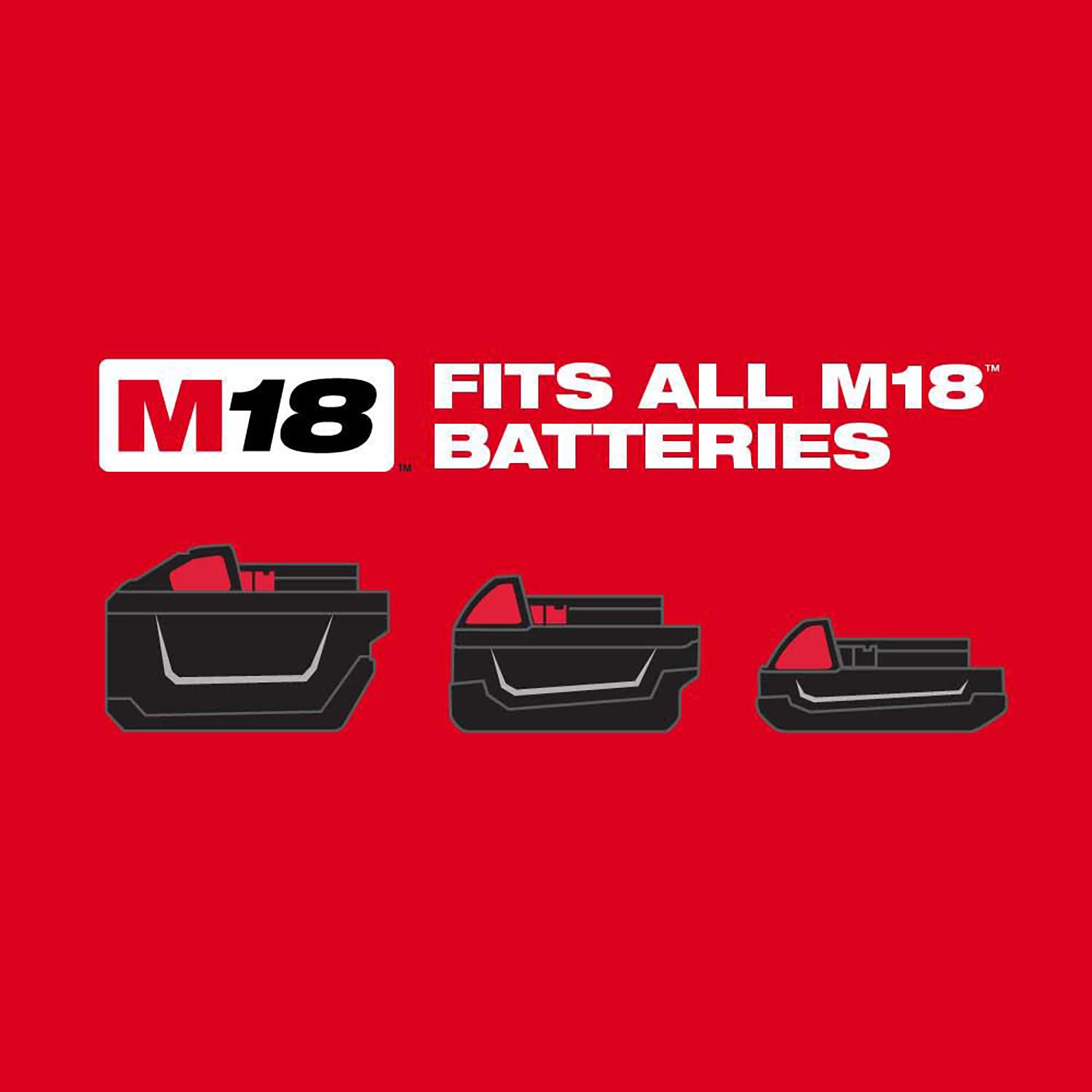Milwaukee M18 6 Tool Combo Kit: 1/2" Hammer Drill/Driver 2602-20, 1/4" Hex Impact Driver 2650-20, Sawzall Recip Saw 2620-20, 6 ½" Circular Saw 2630-20, 4-1/2" Cut-off/Grinder 2680-20, Work Light