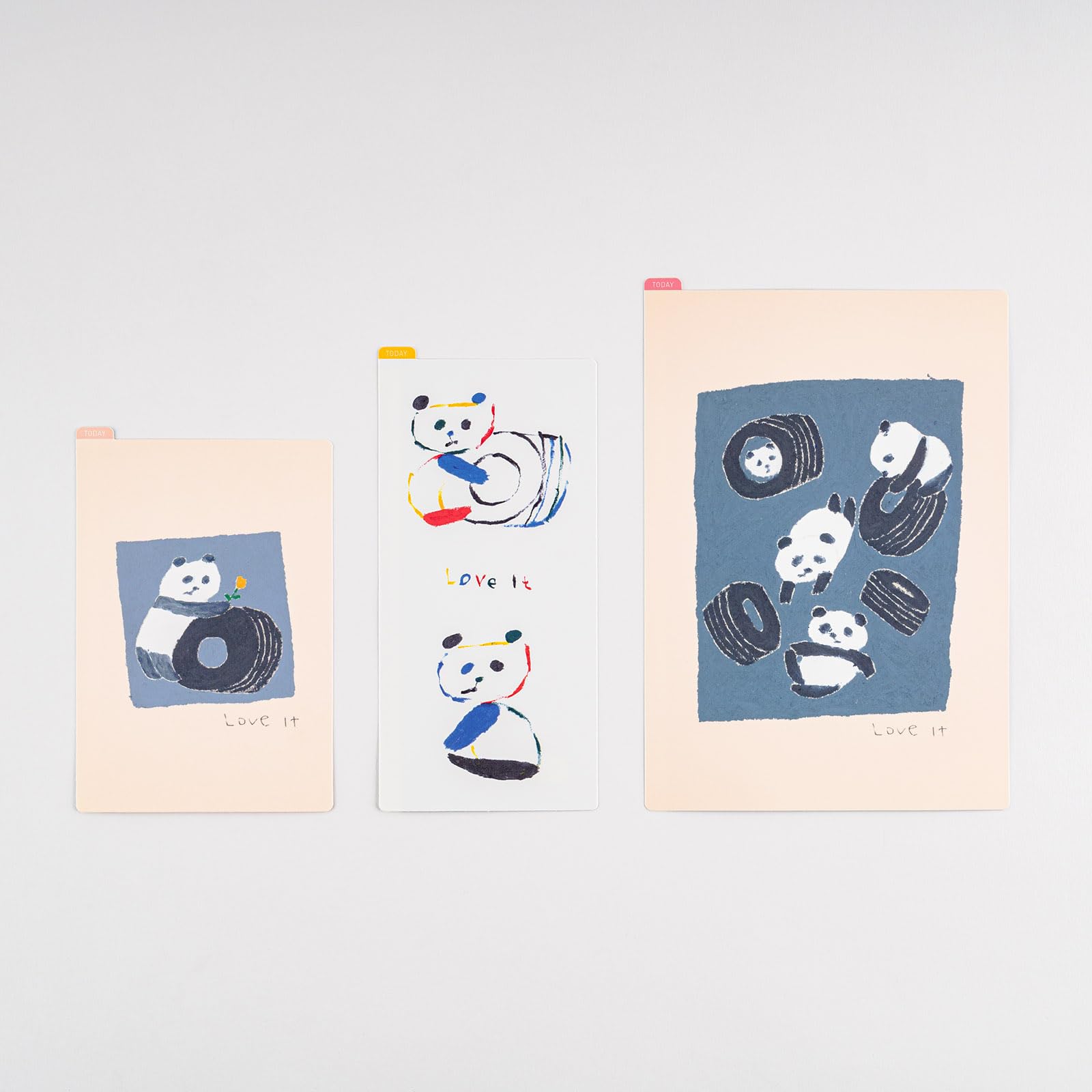Hobonichi Techo Accessories Jin Kitamura: Hobonichi Pencil Board for Weeks (Love it (Panda))