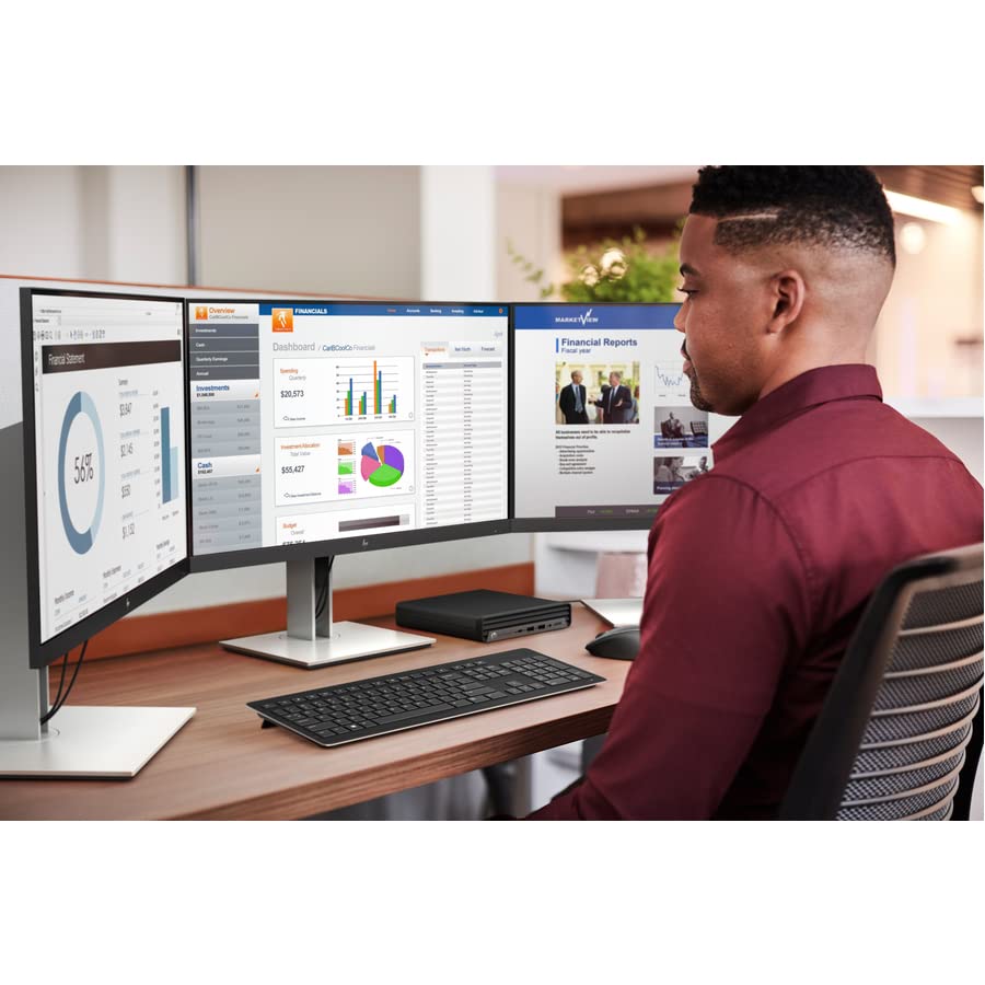HP EliteDesk 805 G6 Desktop Computer - AMD Ryzen 5 PRO 4650GE Hexa-core (6 Core) 3.30 GHz - 8 GB RAM DDR4 SDRAM - 256 GB M.2 PCI Express NVMe SSD - Desktop Mini - AMD PRO 565 Chip - Windows 10 Pro 64-