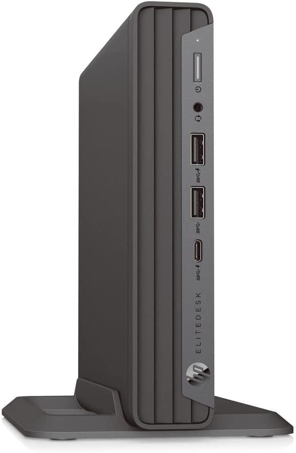 HP EliteDesk 800 G6 Mini Desktop Computer - 10th Gen Intel Core i7-10700T 8-Core up to 4.5 GHz Processor, 64GB DDR4 RAM, 256GB NVMe SSD, Intel UHD Graphics 630, Wi-Fi 6 + Bluetooth 5.1, Windows 10 Pro