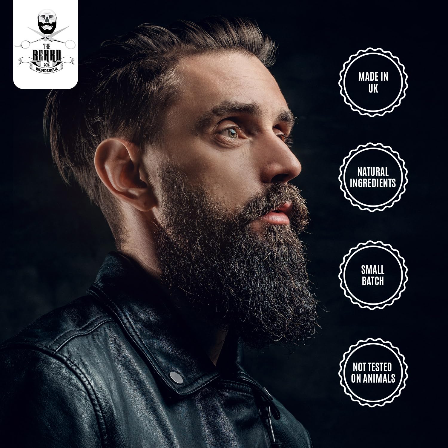 Moustache and Beard Wax 30ml β Facial Hair Growth with Moisture Resistant Feature β Ideal Beard Styling for Men with All Natural Ingredients, Strong Hold, & Unscented Wax