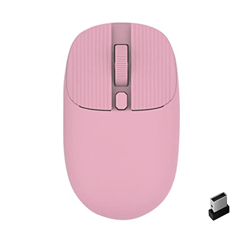 JW-219 Wireless Mouse ,Ergonomic Rechargeable 2.4G Computer Silent Gaming Mouse,Adjustable 3 DPI Ergonomic Shape Cordless Mouse for Laptop-Green