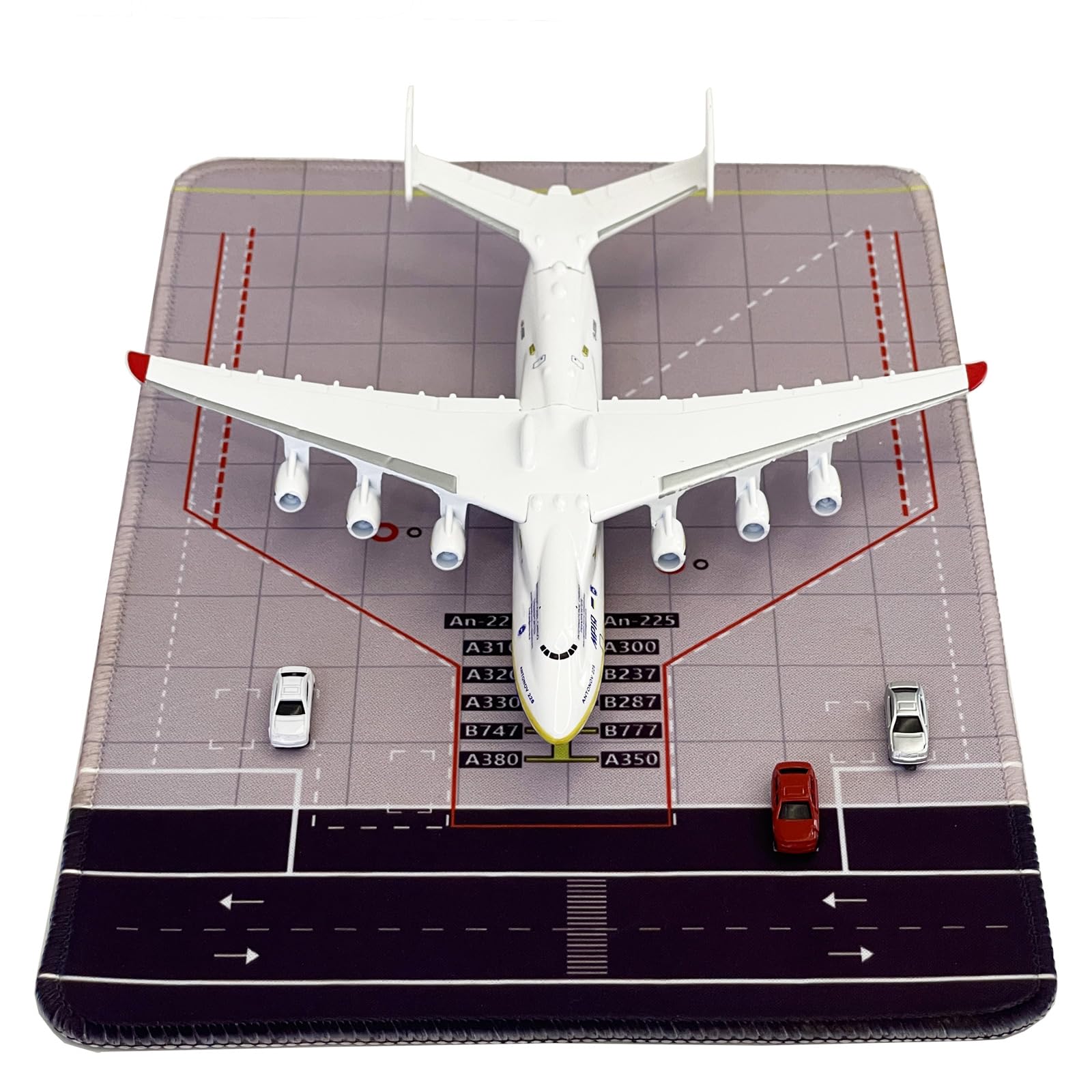 QOADXPC 1:400 Scale Antonov An-225 Model Plane An225 Transport Aircraft Model Alloy Material- Ideal Gift for Birthday Decoration