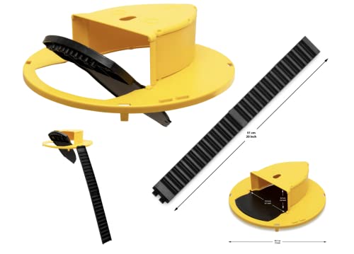 Narotello Flip and Slide Bucket Lid Mouse Trap, Rat Trap, Auto Reset, Multi Catch, Reusable for Indoor and Outdoor Use, Mice Trap, Humane or Lethal