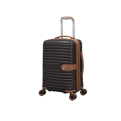 it luggage Encompass 21" Hardside Carry-On 8 Wheel Expandable Spinner, Coffee Bean