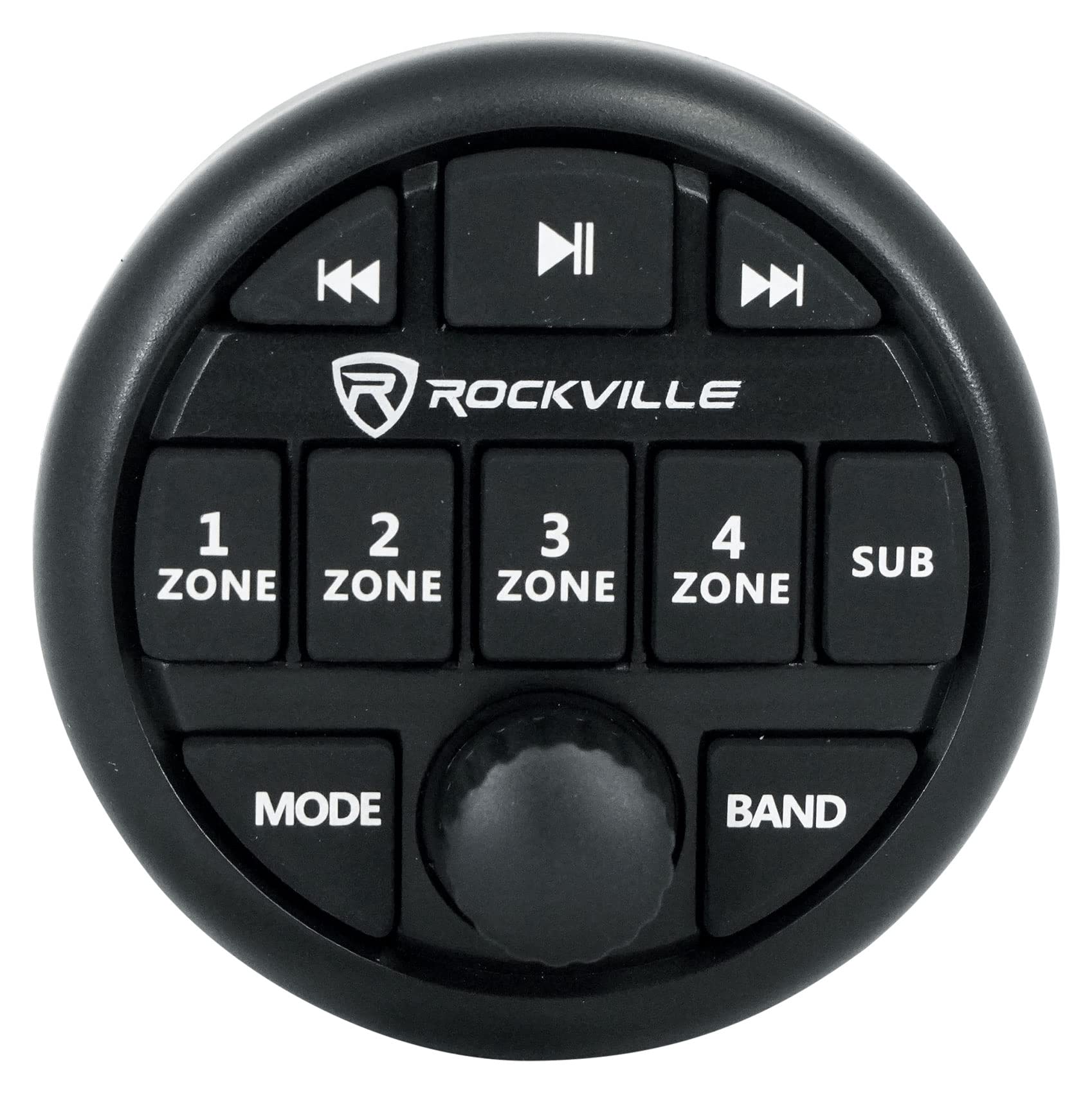 Memphis Audio 4 MXA62TW 6.5" Marine Wakeboard Tower Speakers/LED+Swivel White Bundle with Rockville RGHR51 5 Zone Single Din Marine Receiver (5 Items)