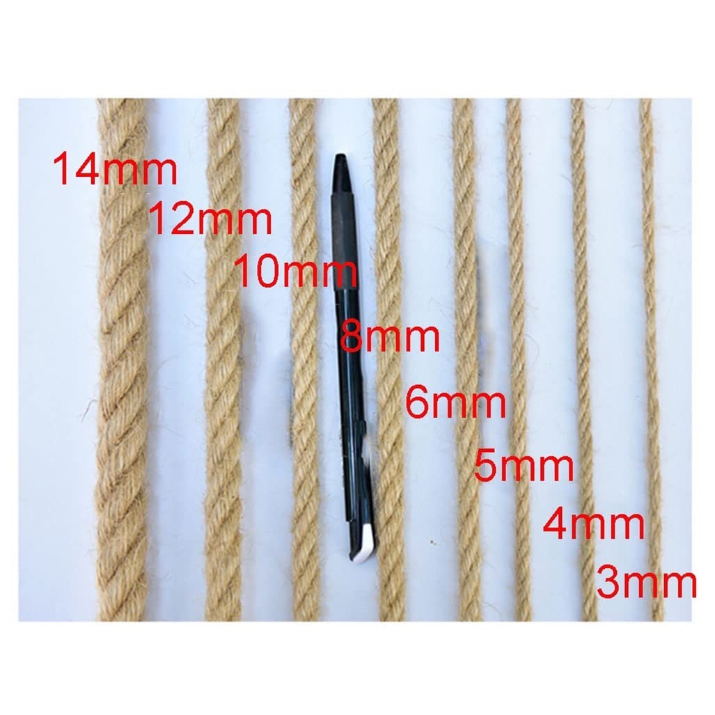 OUYOXI Climbing Net for Kids Tree House Climbing Child Safety Net Stair Balcony Railing Protection Net Heavy Duty Hemp Rope Cargo Net Outdoor Hammock Playground Bird Nets Dia 4mm Mesh 6cm