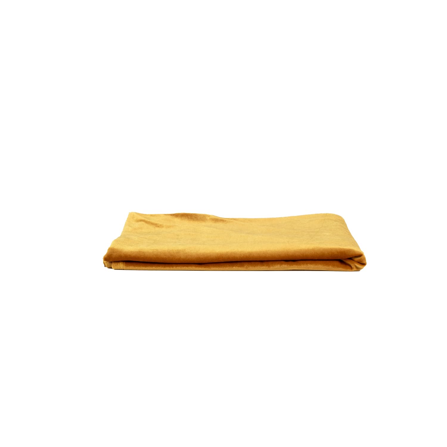Stretch Velvet Fabric by The Yard for Apparel,Sewing,Crafting,Full Dress 93% Polyester 7% Spandex 63" Wide (Gold,1Yard)