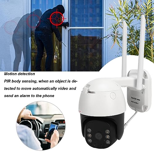 Solar Security Camera, 1080P Solar & Battery Powered Outdoor Camera with PIR Human Detection, APP Video Playback, IP66 Waterproof, for Home Security