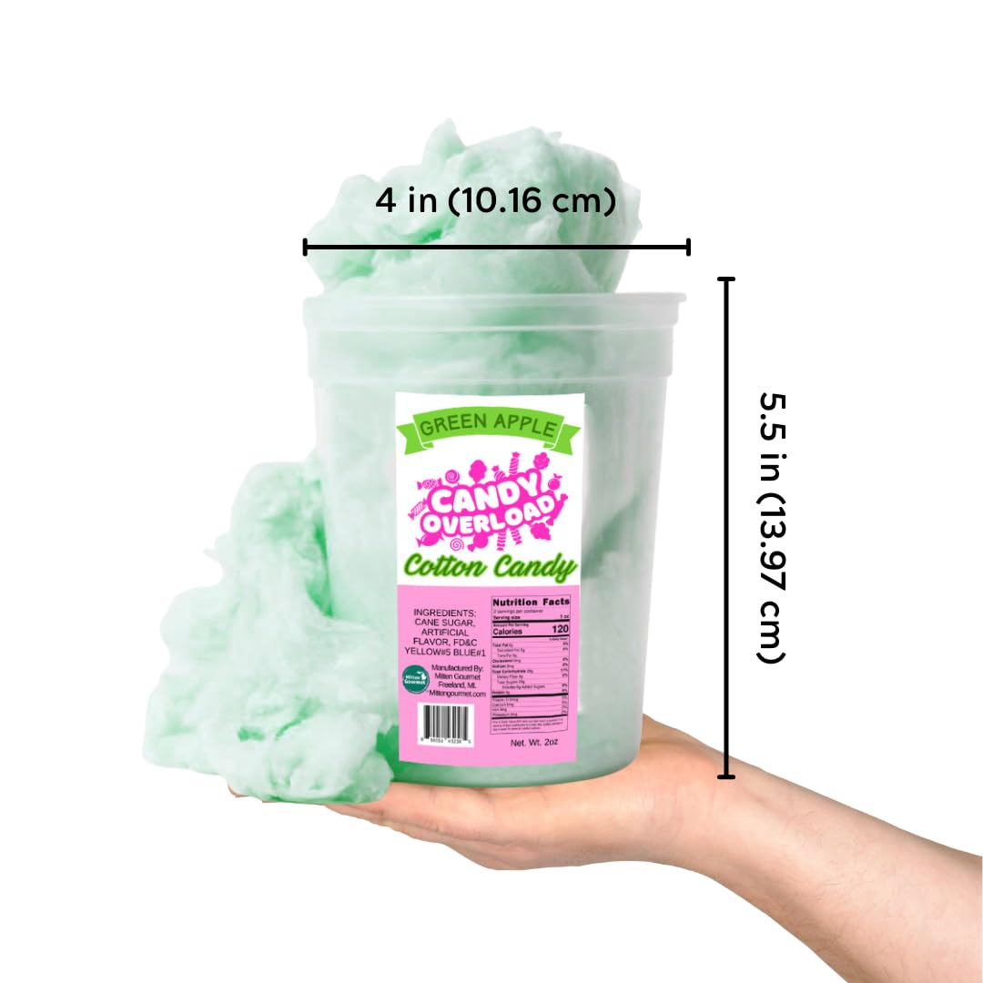 Gourmet Cotton Candy - Green Apple