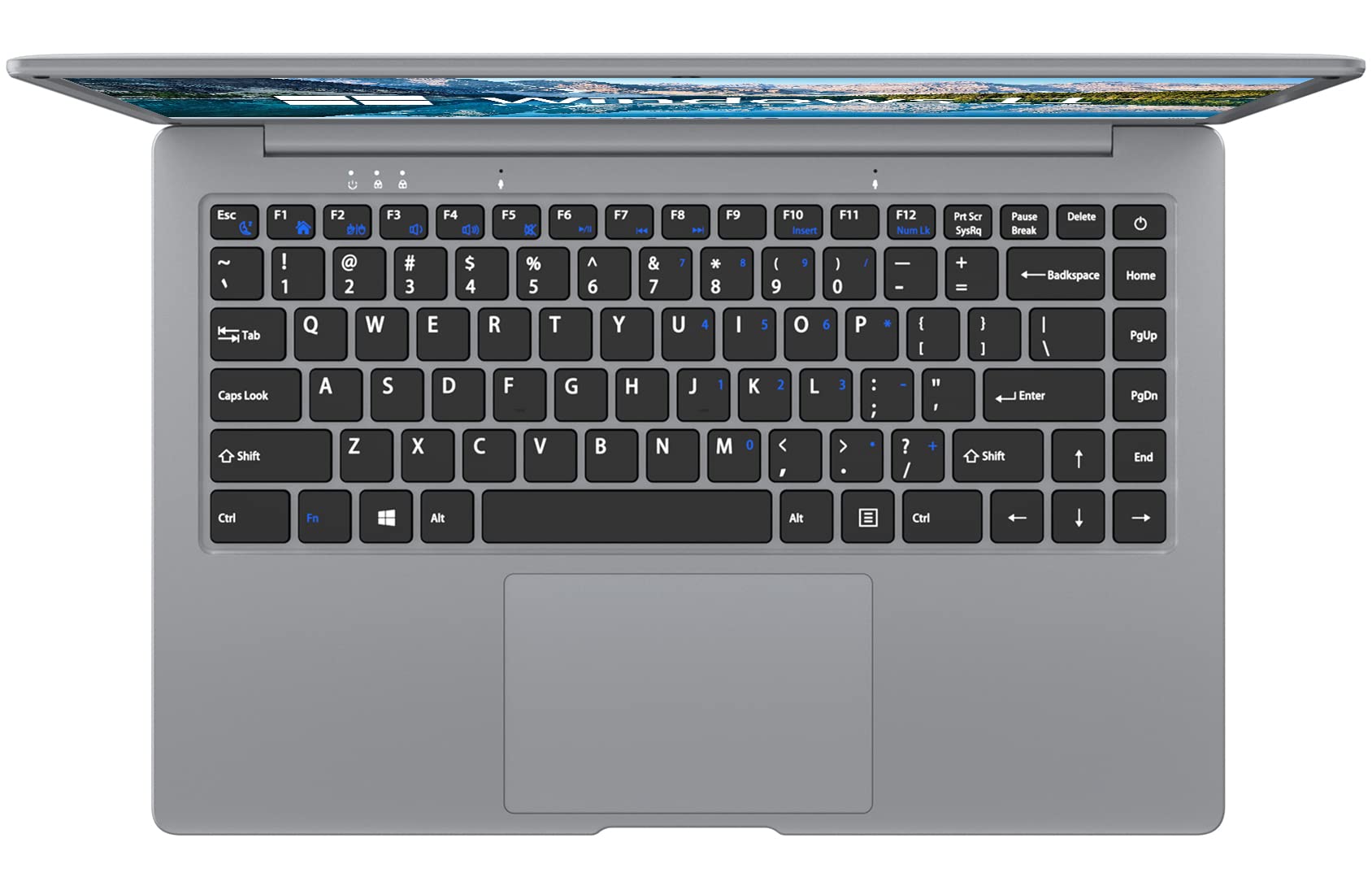 OEDODO Laptop 14'' Full HD, 12GB RAM, 256GB SSD, Laptop Computer with Windows 11, Intel UHD Graphics, Intel Celeron Processor, USB 3.0, Bluetooth, Grey