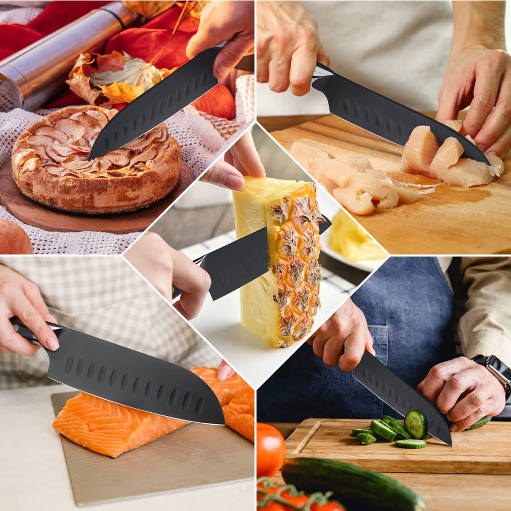 ONDIAN Professional Meat Cleaver Knife Kitchen Chef Knives High Carbon Stainless Steel Ultra Sharp Kitchen Cutting Knife for Meat Vegetable Cooking Tool Outdoor and Home Use