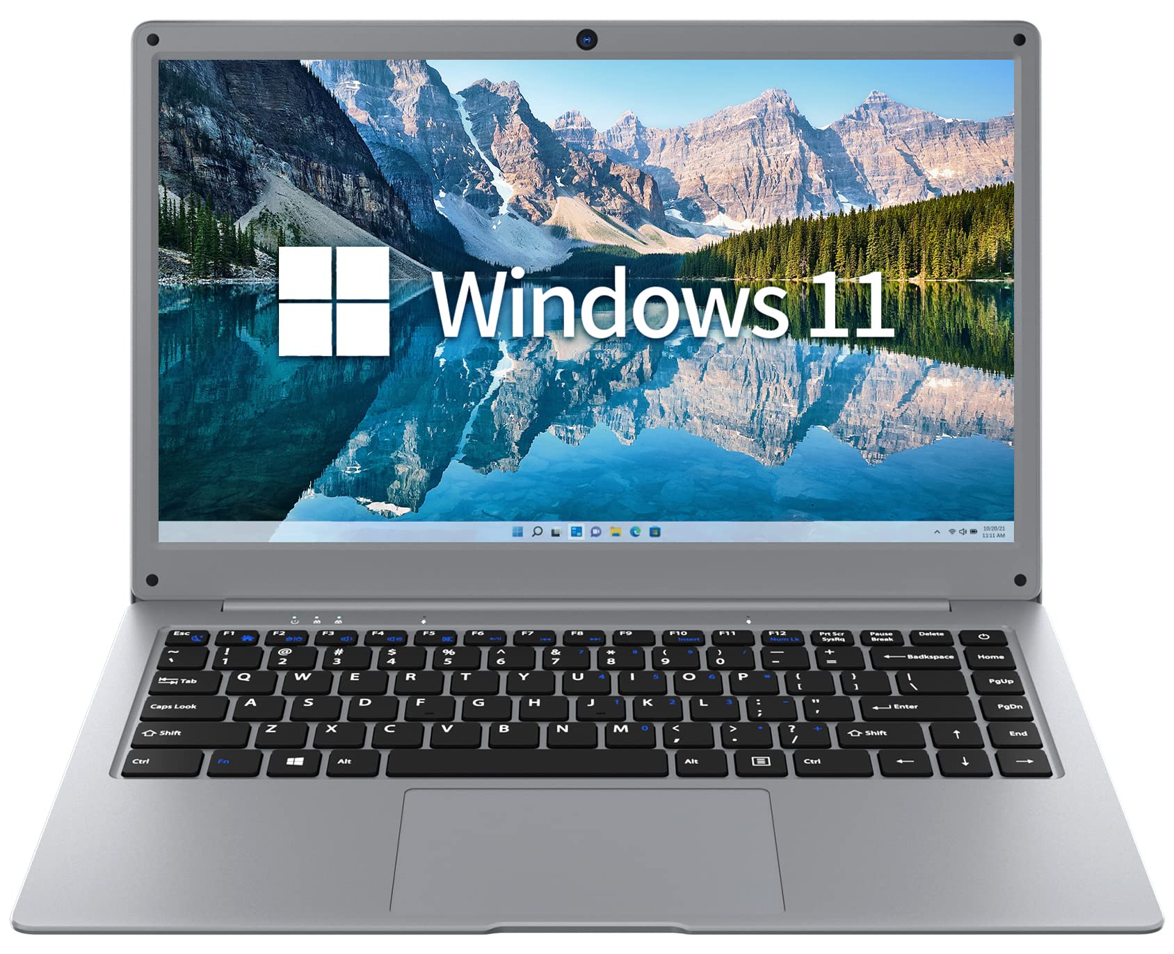 OEDODO Laptop 14'' Full HD, 12GB RAM, 256GB SSD, Laptop Computer with Windows 11, Intel UHD Graphics, Intel Celeron Processor, USB 3.0, Bluetooth, Grey