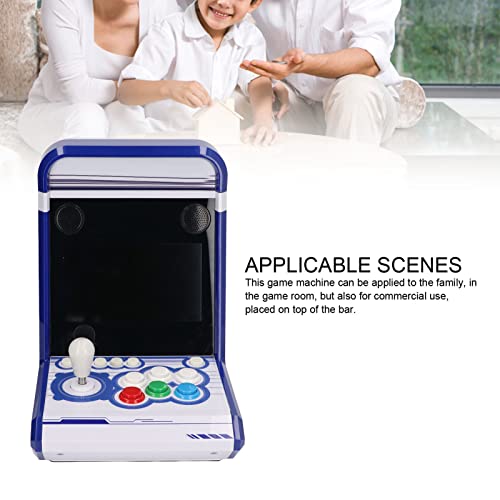 Mini Joystick Control Game Machine, Joystick Control Game Machine 7 Inch All in One US Plug 100β240V for Game Room(Blue)