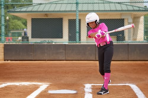 Mizuno Classic Elastic Baseball/Softball Belt , Adult One Size Fits All, Shocking Pink
