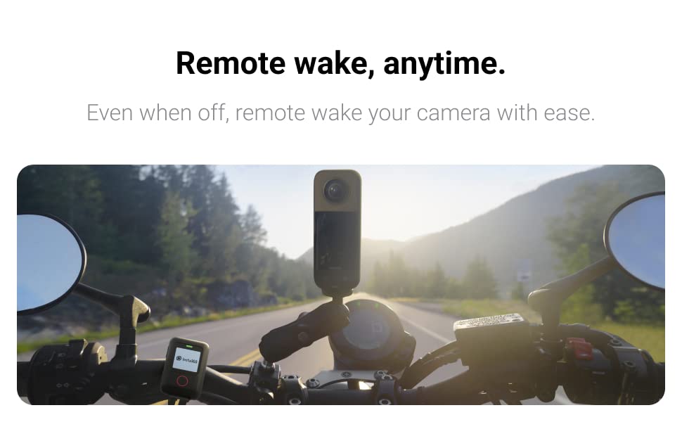 insta360 GPS Action Remote/compatiable with insta360 X3/ ONE X2/ONE RS/ONE R (CINSAAV/A-ALT1)