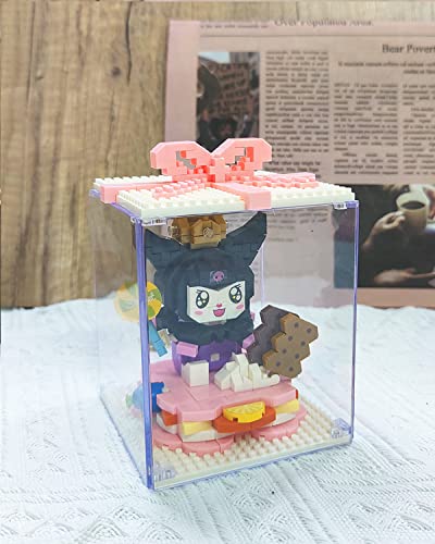 Micro Cartoon Building Blocks Building Toys Mini Building 3D Toy Pet Blocks Kit for Teens and Adults Dust-Proof Included (Little Devil)