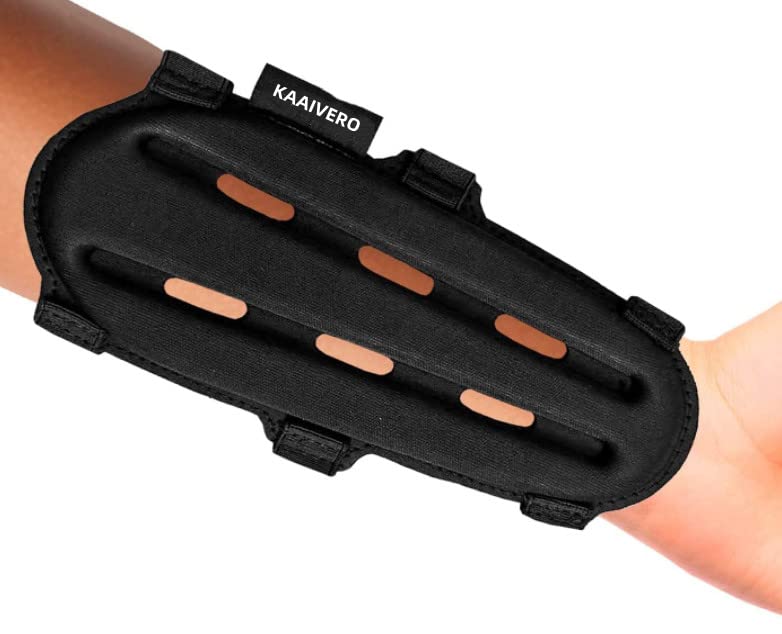 KAAIVERO Archery Arm Guard Adjustable Protective 3-Strap Accessory Lightweight Hunting Target Shooting Adult Unisex