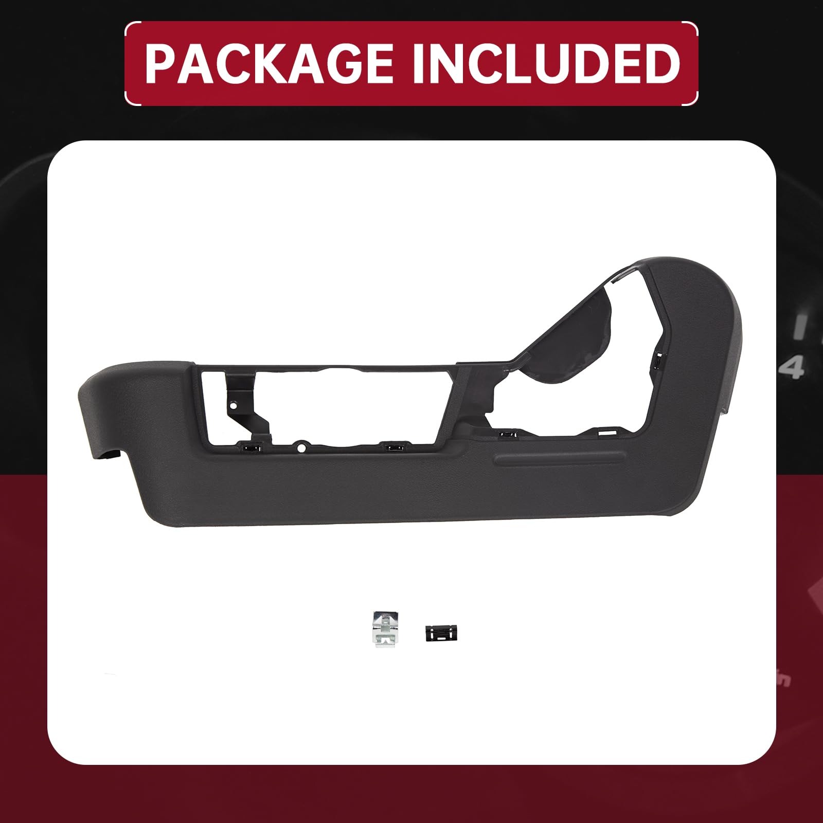 JMTAAT Driver Side Left Power Seat Valence Panel Cover Compatible With 2009-2014 Ford F150 Direct Replacement for 9L3Z-1662187-EA & F761