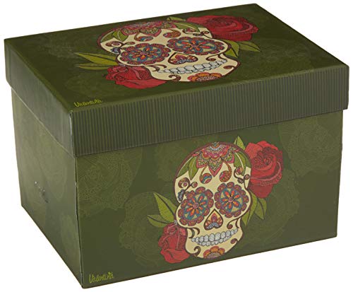 Lang Artisan Sugar Skull Café Mug , 17 oz, Multi