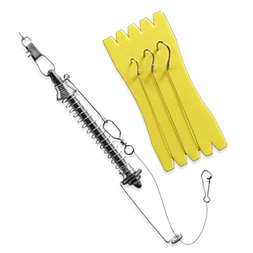 LEAQU Automatic Spring Hook Portable Automatic Spring Hook Fishing Tool Flexible Strong Strength Sets