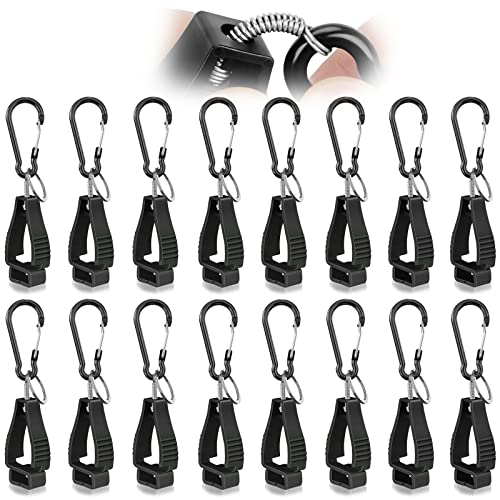 NANHONG 16 Pieces glove clips for work Glove Holder Clip, Construction Worker for Glasses Helmets Glove Grabber Clip