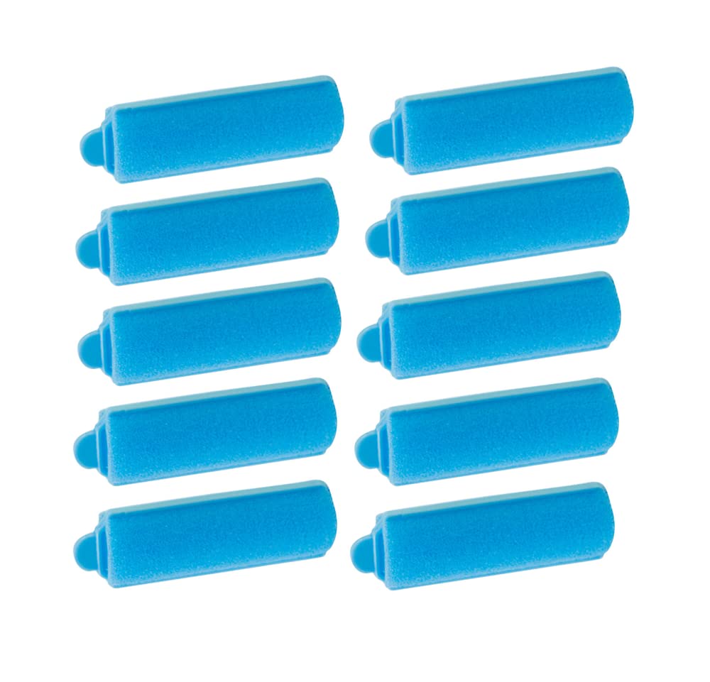 Small Color Foam Sponge Hair Rollers 10PC