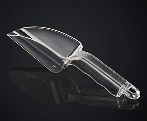 New Star Foodservice 34387 Polycarbonate Plastic Utility Ice Scoop, Clear, 6-Ounce