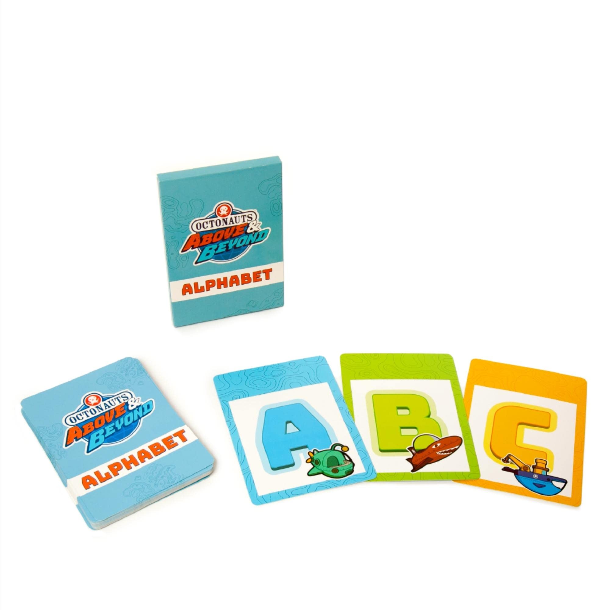 Mighty Mojo Octonauts Kids Classic Flash Cards Set β Learn Alphabet and Numbers - Fun Educational Game for Boys and Girls - Octonauts Party Game Toys - Family Game Night β Learning Edition